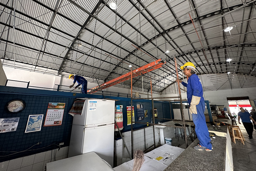 Prefeitura De Manaus Trabalha Nas Obras De Modernização Do Mercado
